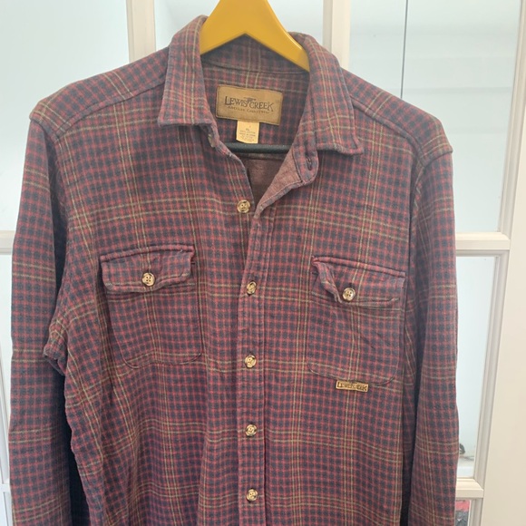 lewis creek | Shirts | Lewis Creek Mens Flannel Buttondown Shirt A7 ...